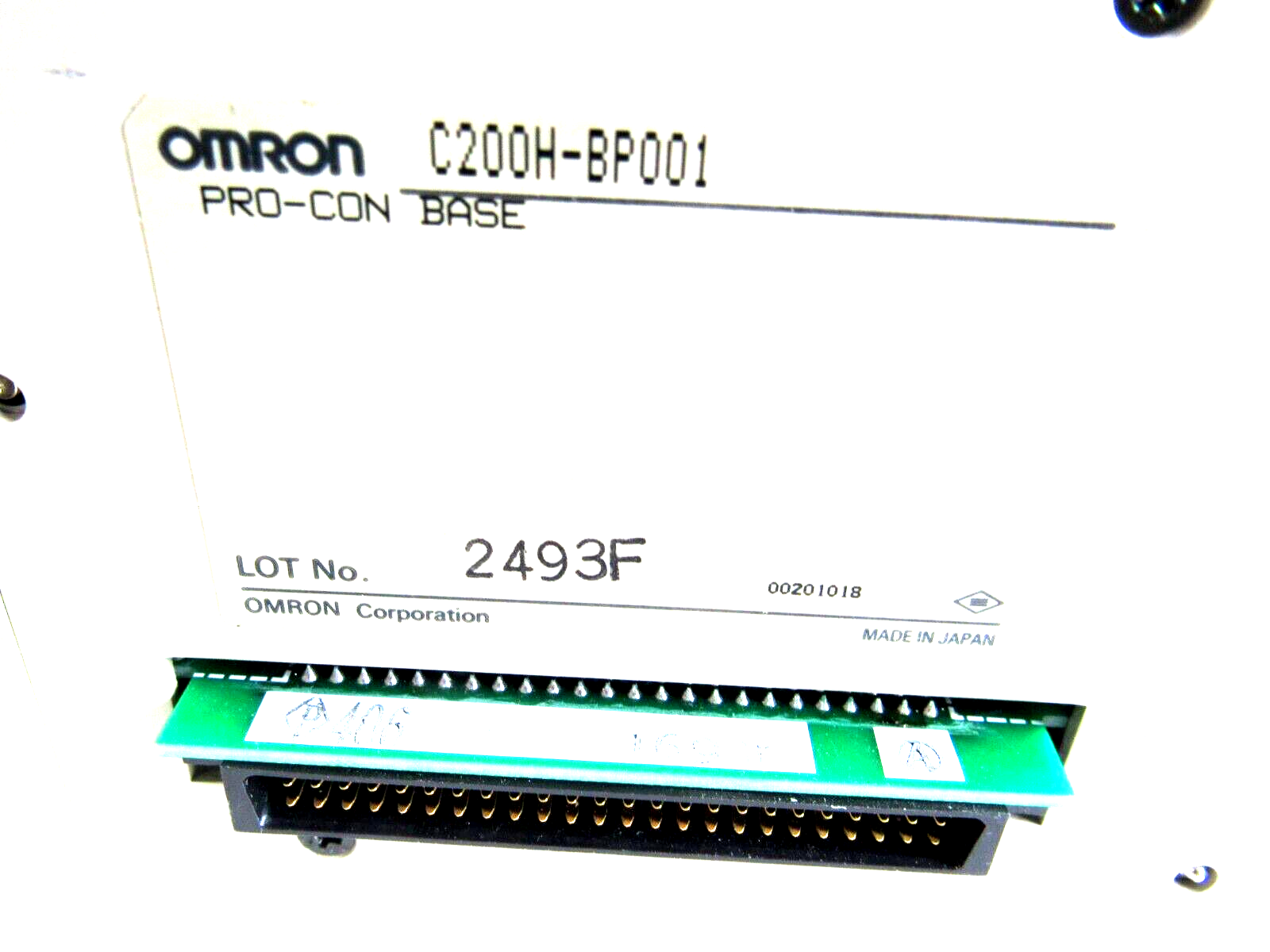 NEW OMRON C200H-BP001 PRO-CON BASE C200HBP001 - SB Industrial Supply, Inc.