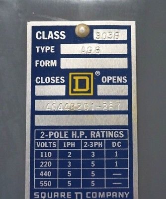 NEW SQUARE D 9036-AG6 FLOAT SWITCH 9036AG6 – SB Industrial Supply, Inc.
