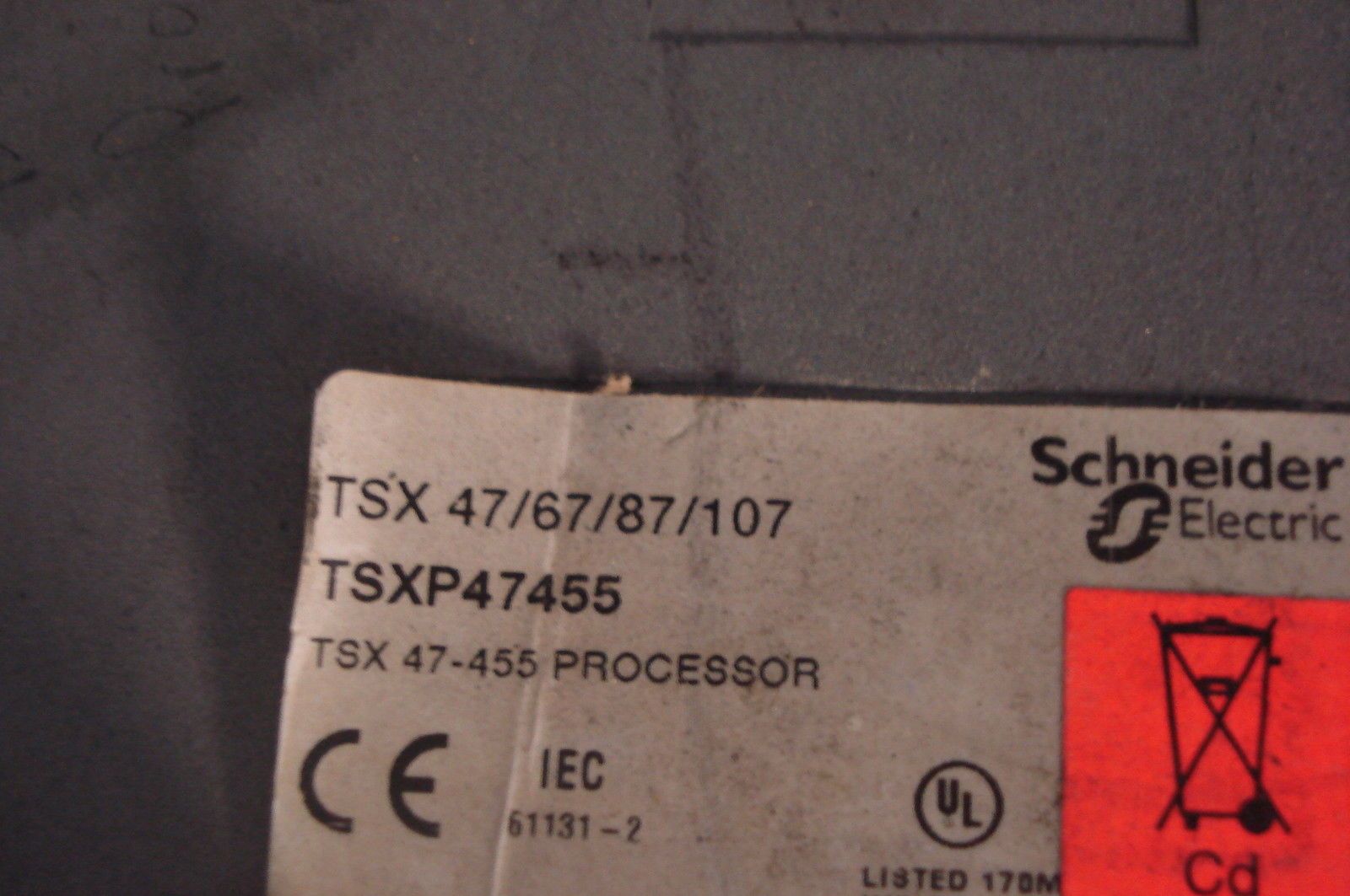 USED TELEMECANIQUE PROCESSOR MODULE TSXP47455 - SB Industrial Supply, Inc.