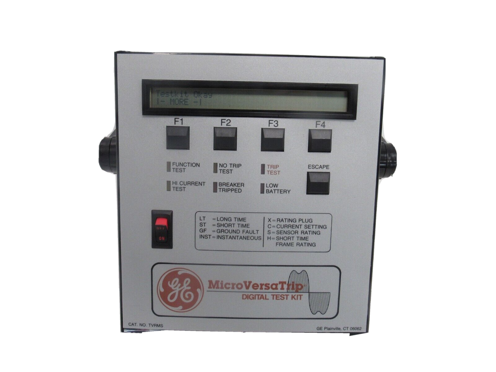 USED GENERAL ELECTRIC TVRMS MICRO VERSA TRIP DIGITAL TEST KIT - SB ...