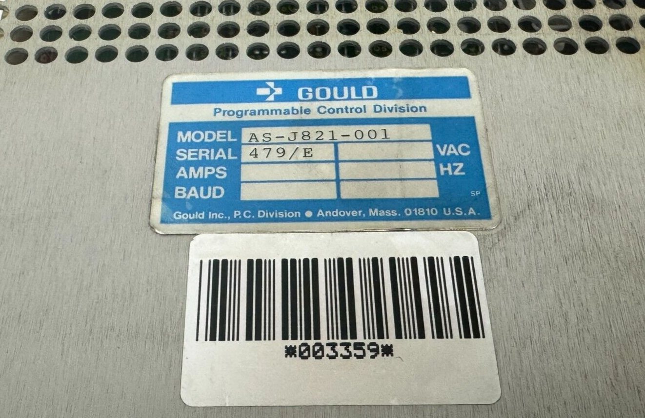 USED GOULD / MODICON AS-J821-001 REMOTE I/O RECEIVER ASJ821001 - SB ...