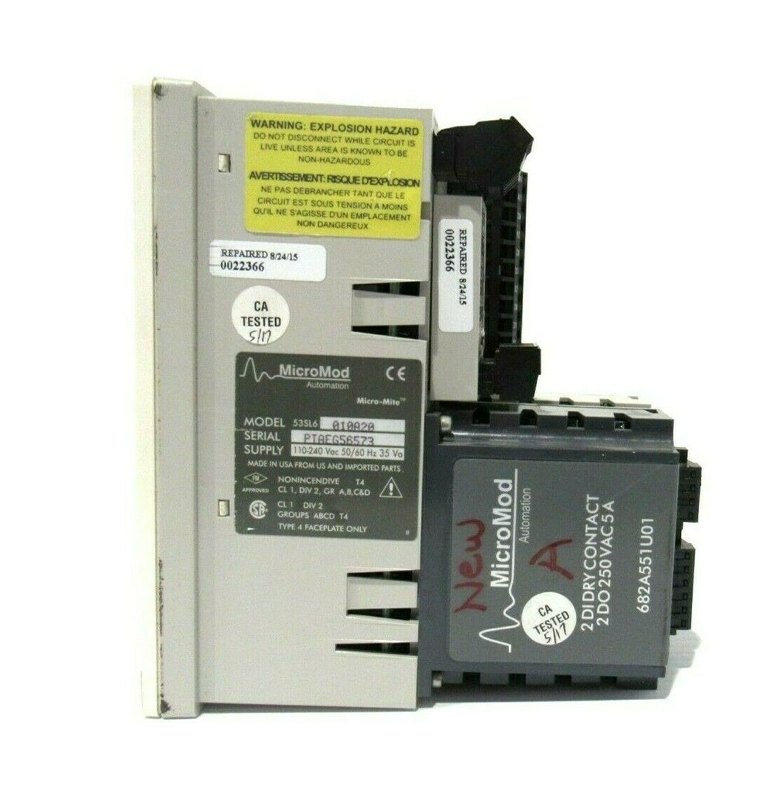 USED MICROMOD AUTOMATION 53SL6010A20 LOOP CONTROLLER - SB Industrial ...