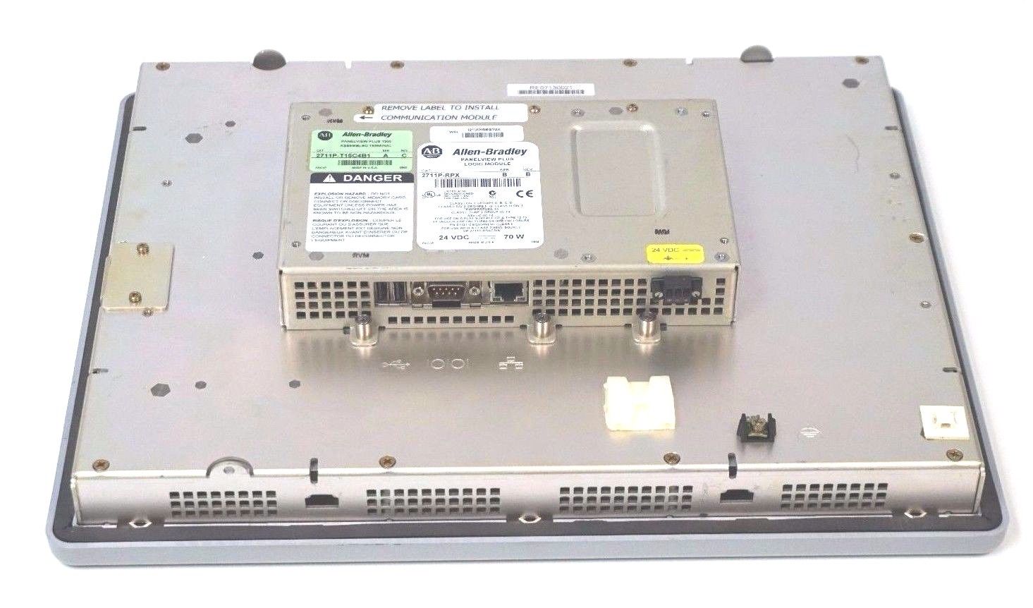 USED ALLEN BRADLEY 2711P-T15C4B1 PANELVIEW PLUS 1500 SER. A, REV. C, W ...