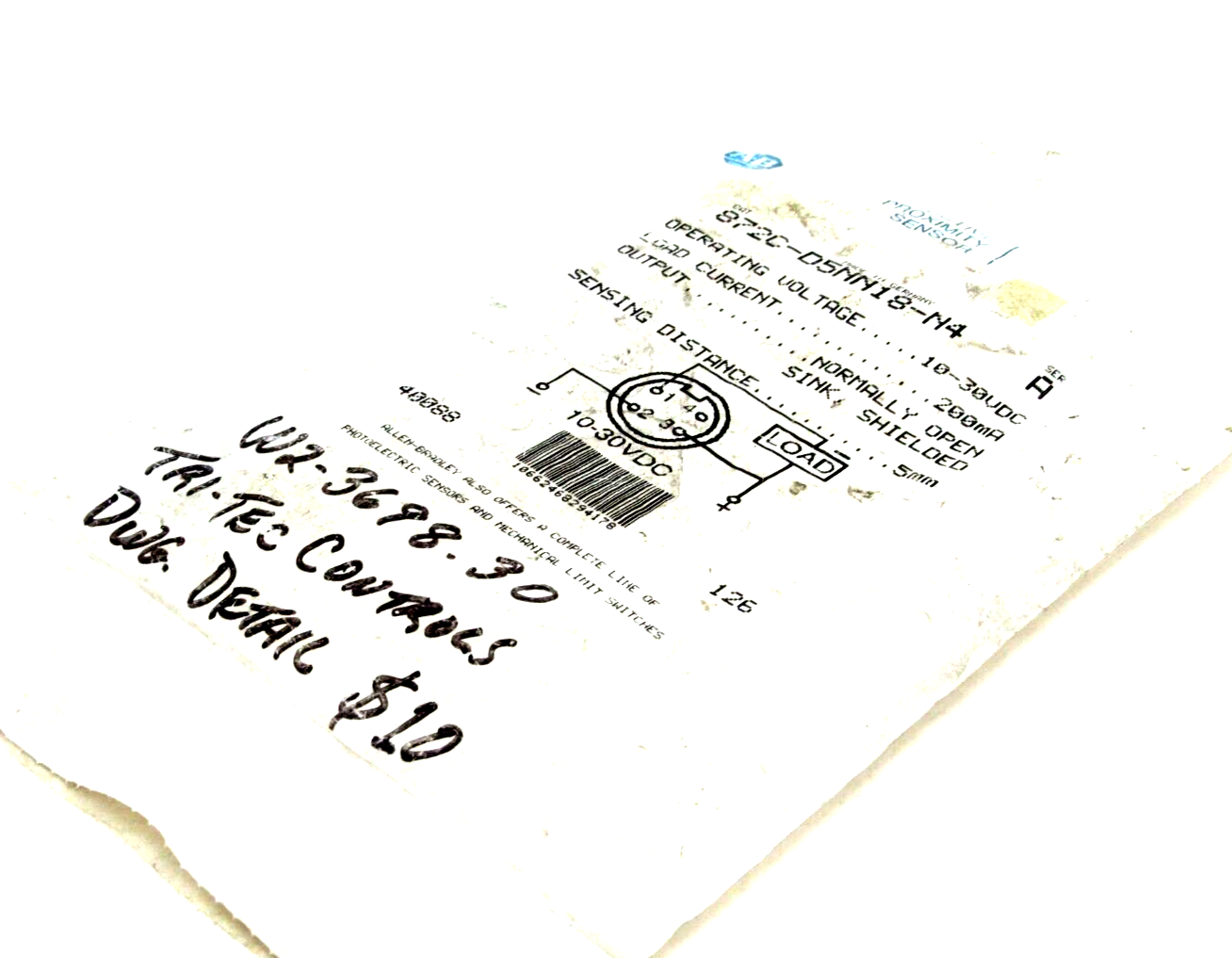 NEW ALLEN BRADLEY 872C-D5NN18-N4 INDUCTIVE PROX SENSOR 872CD5NN18N4 ...