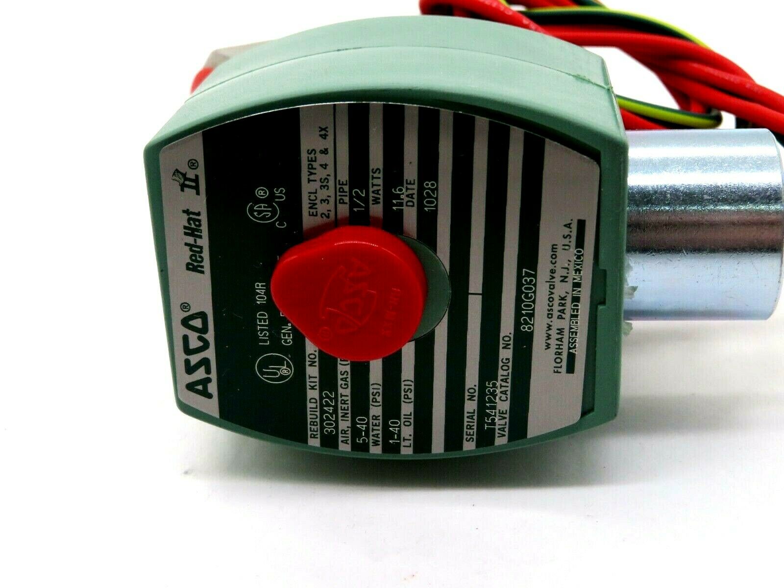 NEW ASCO 8210G037 SOLENOID VALVE 24/DC - SB Industrial Supply, Inc.