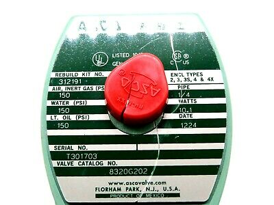 NEW ASCO 8320G202 SOLENOID VALVE 120/60 110/50 301703 - SB Industrial ...