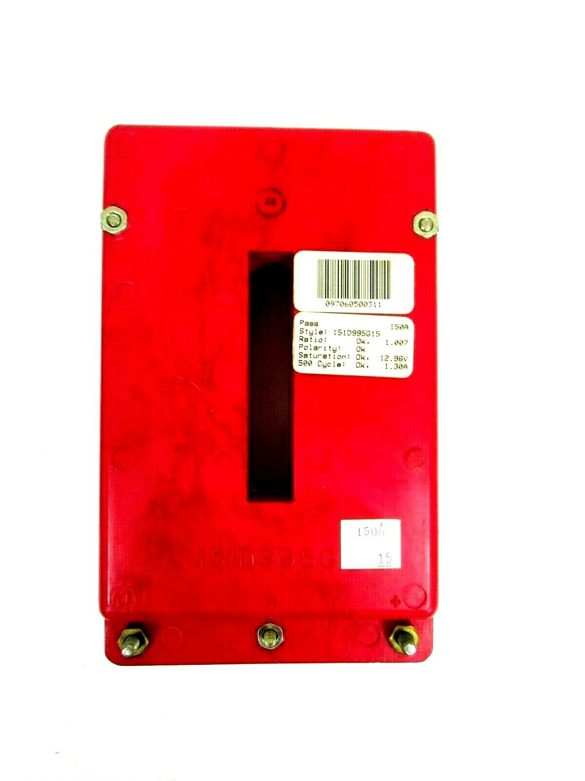 NEW CUTLER HAMMER 151D995G15 CURRENT SENSOR 150A - SB Industrial Supply ...