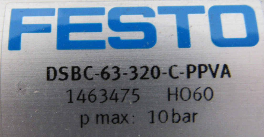 NEW FESTO DSBC-63-320-C-PPVA CYLINDER 1463475 DSBC63320CPPVA - SB ...
