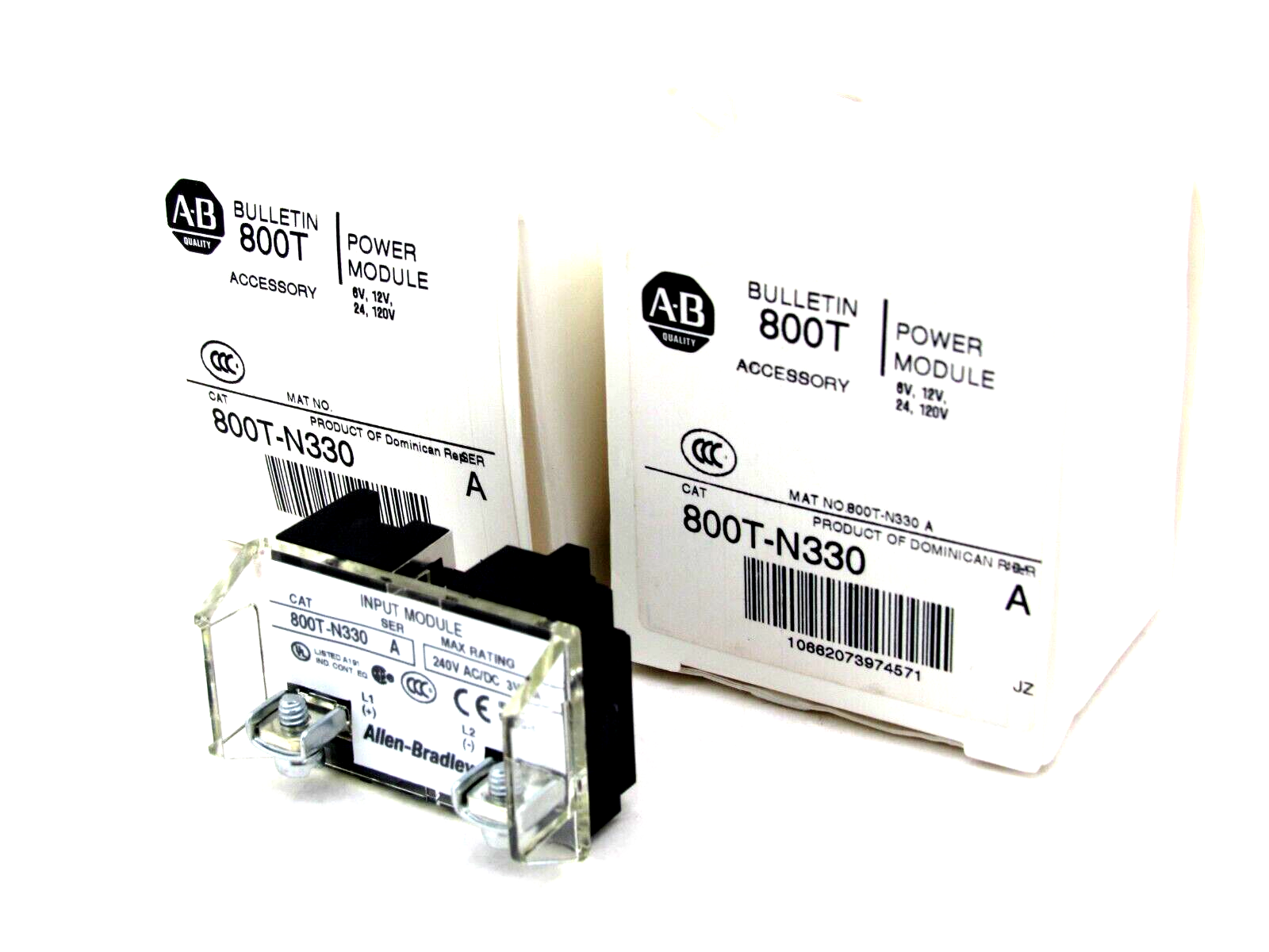 NEW LOT OF 2 ALLEN BRADLEY 800T-N330 POWER MODULE SERIES A 800TN330 ...