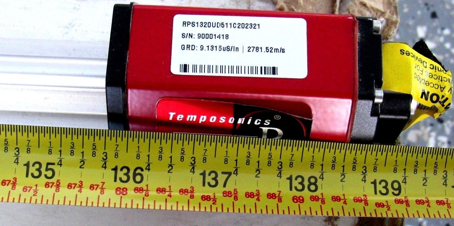 NEW MTS TEMPOSONICS RPS1320UD511C202321 LINEAR POSITION SENSOR SERIES R ...