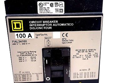 NEW SQUARE D FAL34100 CIRCUIT BREAKER 100A - SB Industrial Supply, Inc.