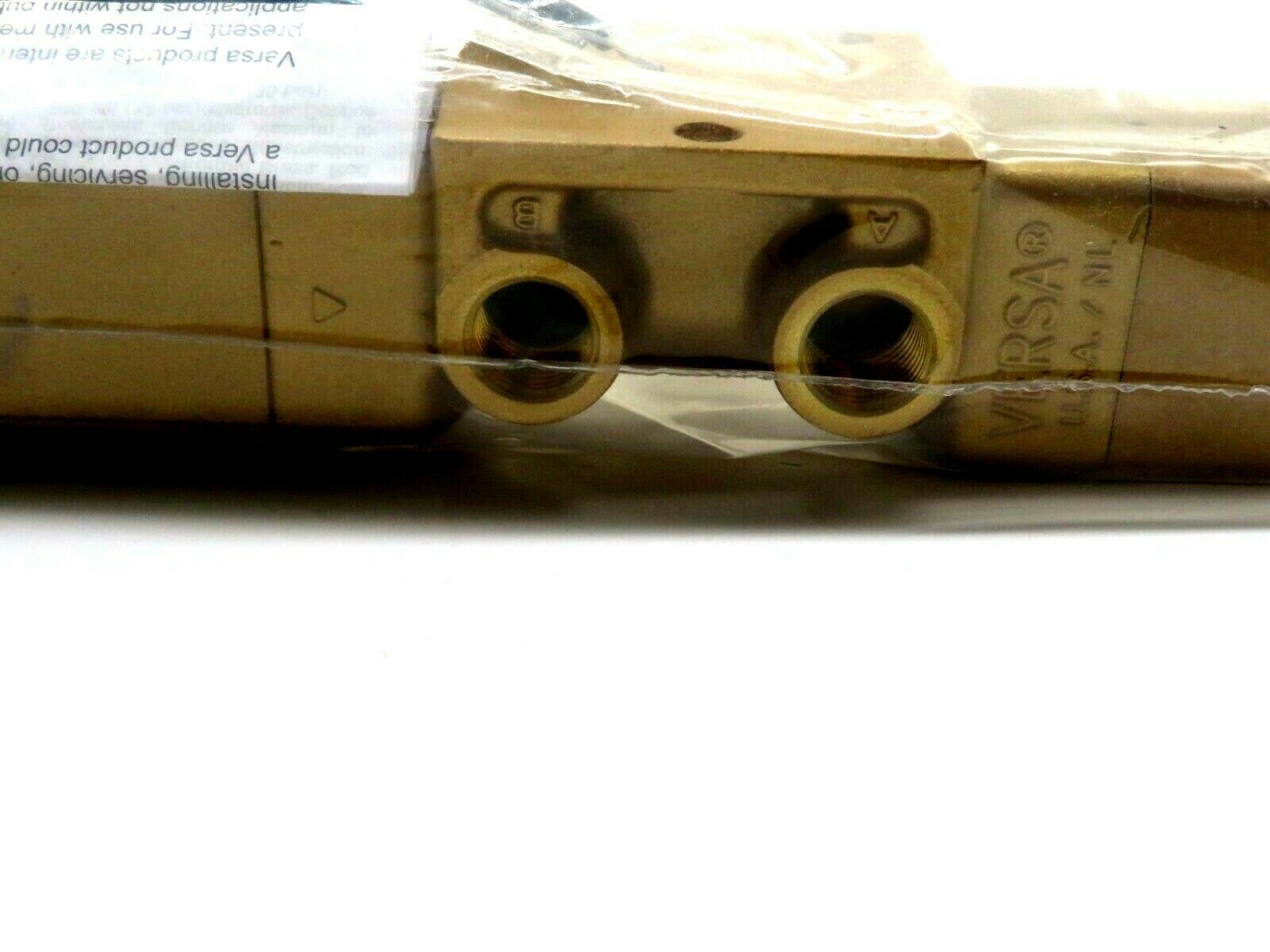 NEW VERSA VALVES VGS-4322-2B-3-14-31-A120 FOUR WAY VALVE ...