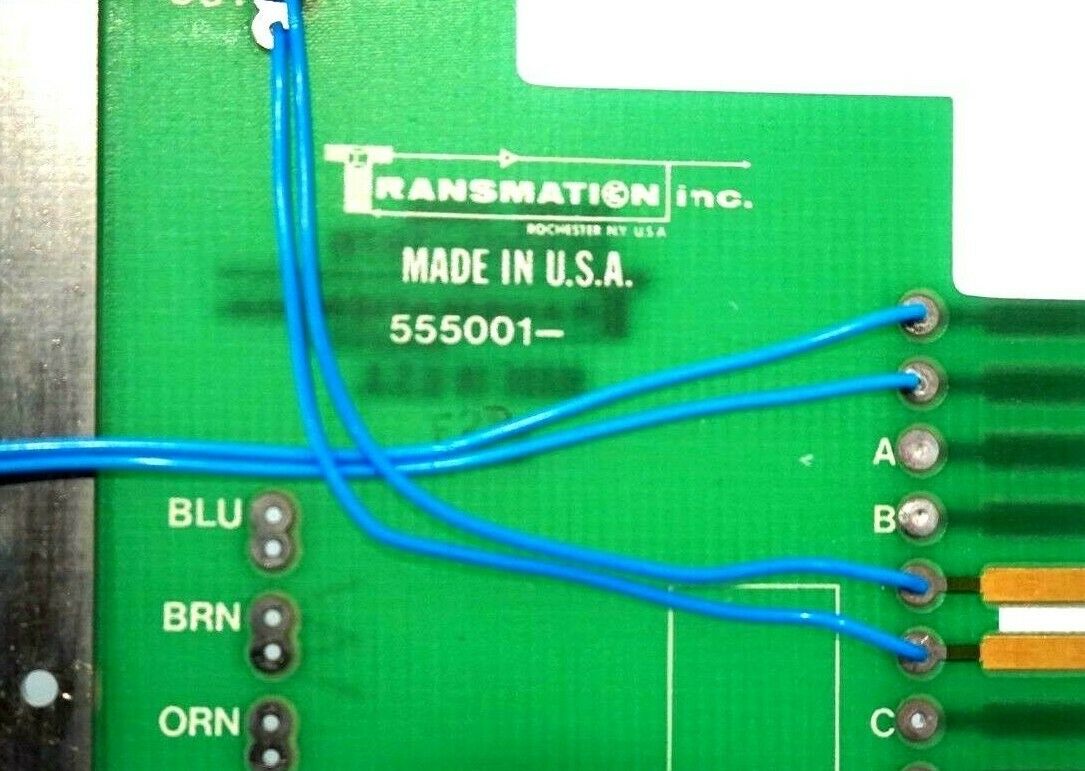 USED TRANSMATION INC. 555001-288 CIRCUIT BOARD 555001288 - SB ...