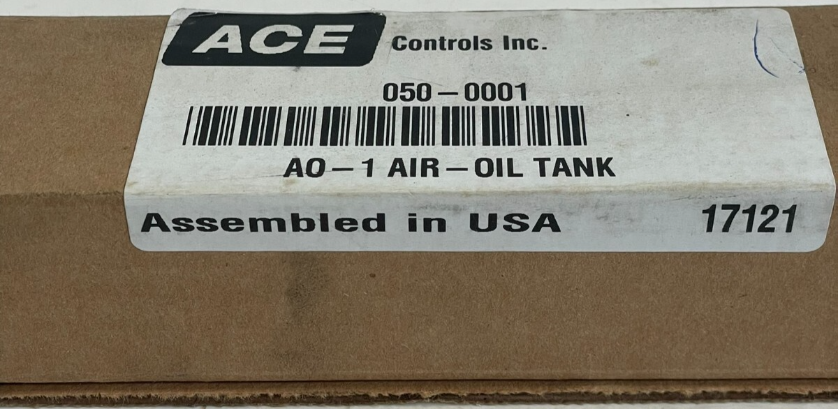 NEW ACE CONTROLS 050-0001 A0-1 AIR/OIL TANK 0500001 - SB Industrial ...