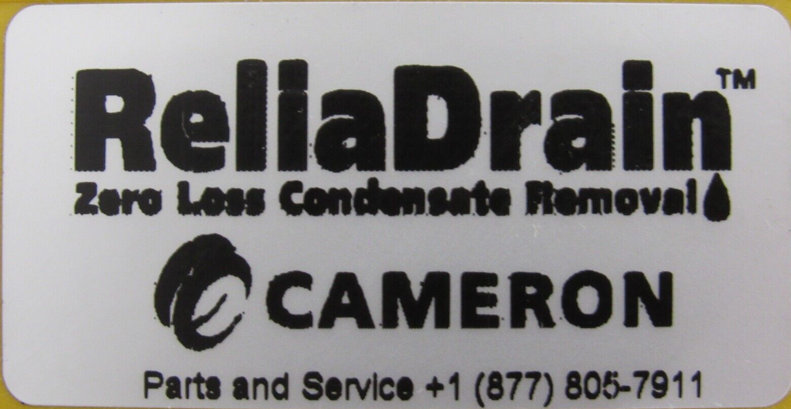 NEW CAMERON RELIADRAIN 3000/110 CONDENSATE DRAIN 05400025-00132 - SB ...