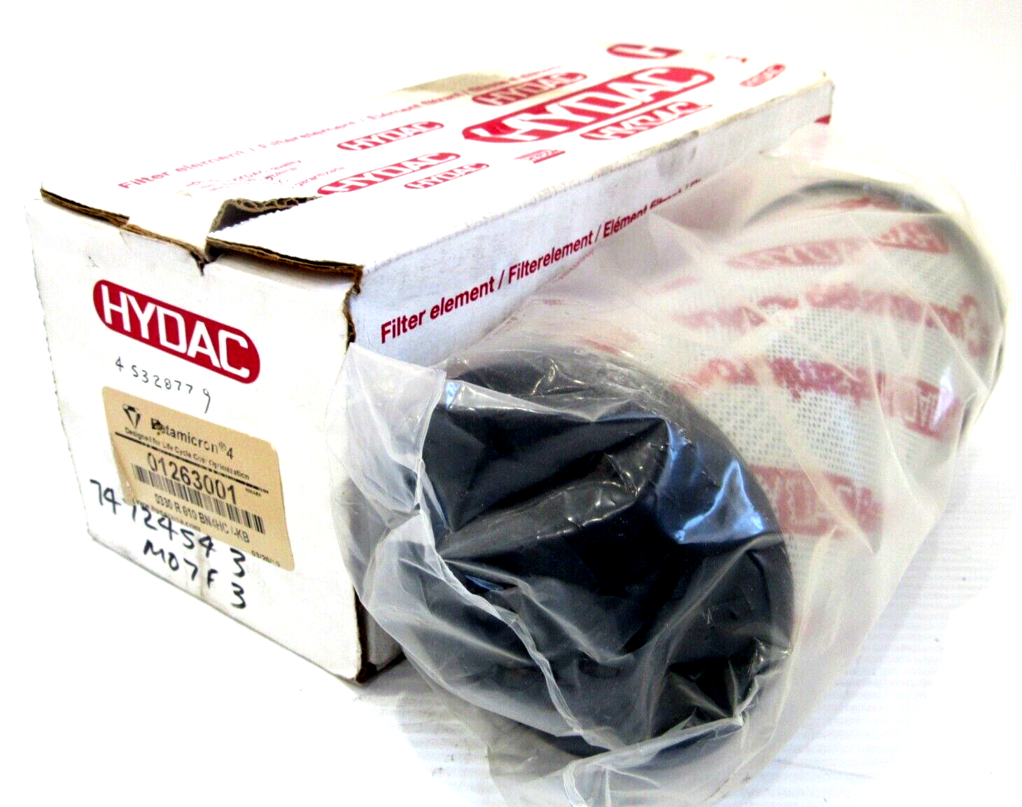 NEW HYDAC 1263001 FILTER ELEMENT 0330 R 010 BN4HC/-KB - SB Industrial ...