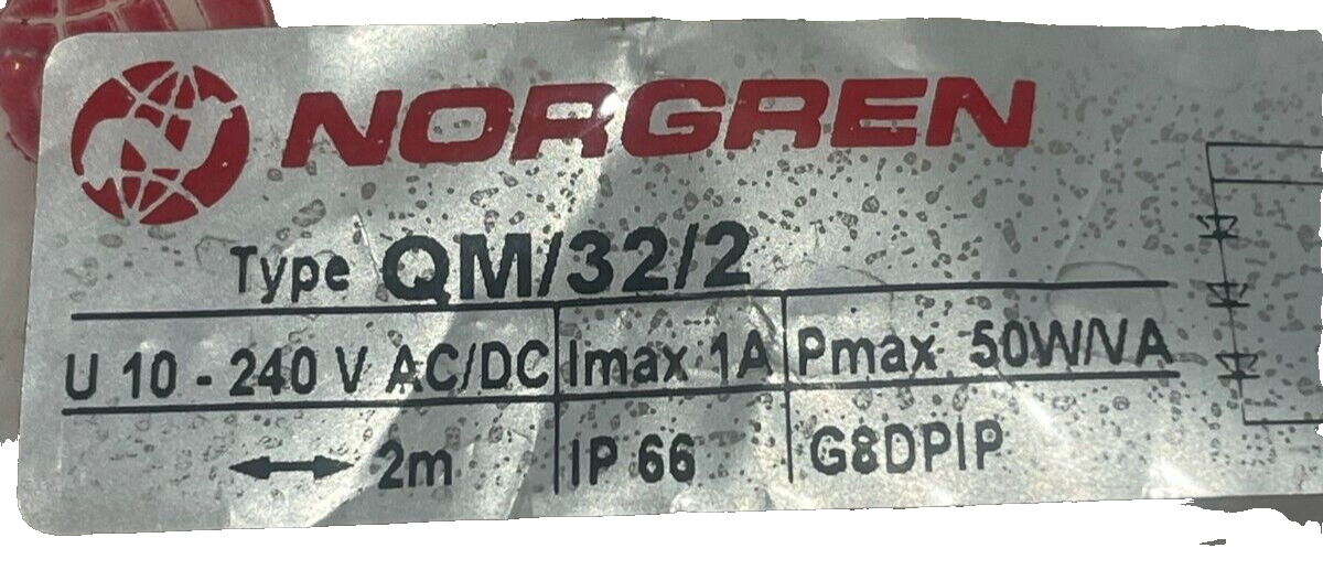 NEW IMI NORGREN QM/32/2 REED SWITCH QM322 - SB Industrial Supply, Inc.