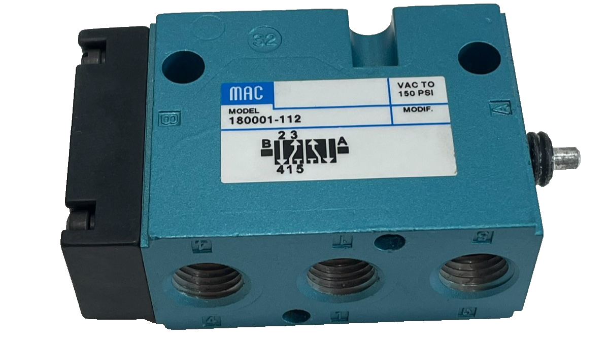 NEW MAC VALVES 180001-112 VALVE 180001112 - SB Industrial Supply, Inc.