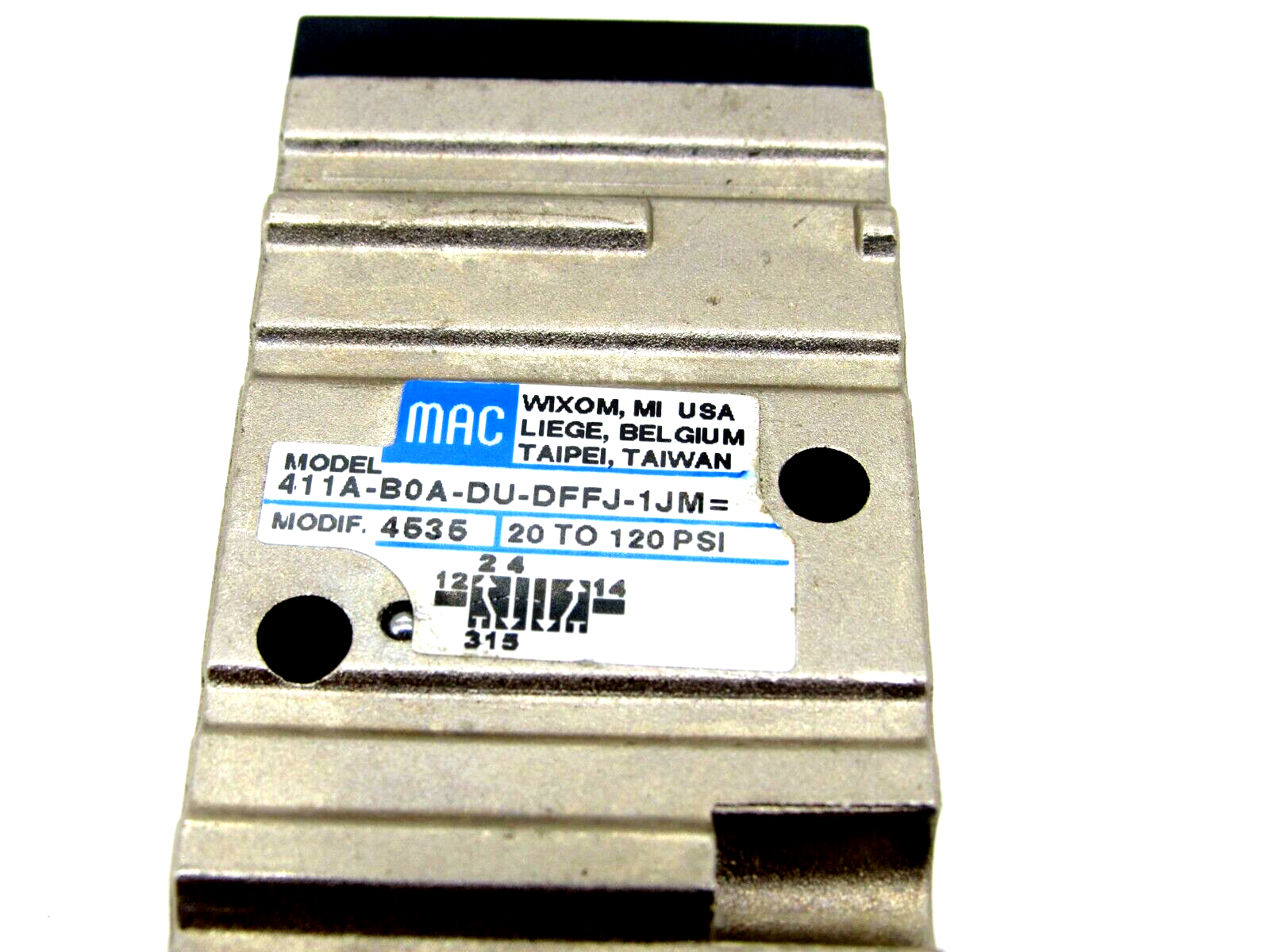 NEW MAC VALVES 411A-B0A-DU-DFFJ-1JM SOLENOID VALVE 411AB0ADUDFFJ1JM ...