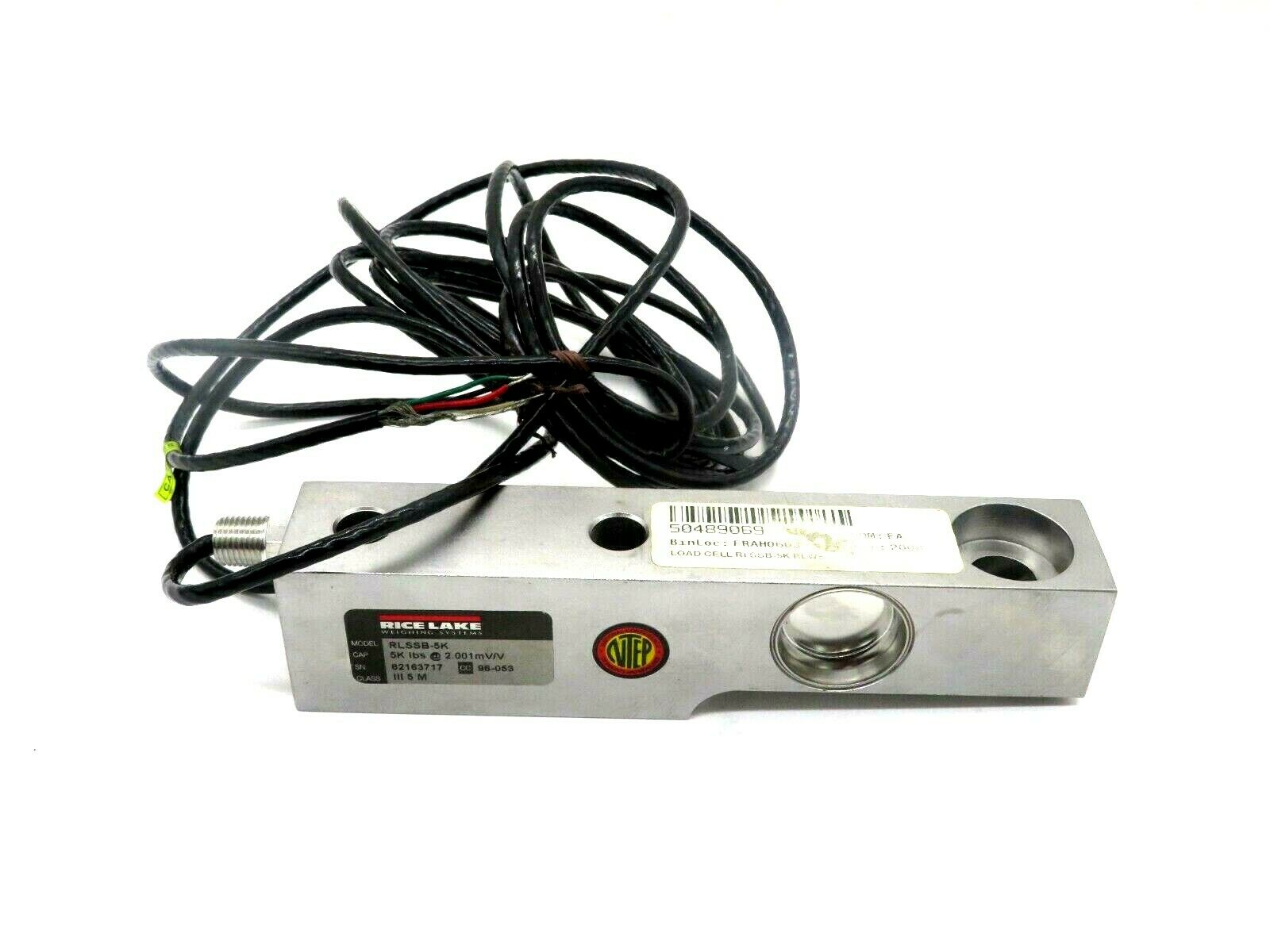 NEW RICE LAKE RLSSB-5K STAINLESS STEEL LOAD CELL RLSSB5K - SB ...