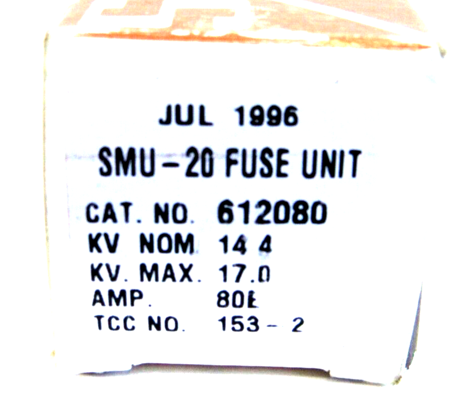 NEW S & C SMU-20 FUSE UNIT 612080 SMU20 - SB Industrial Supply, Inc.