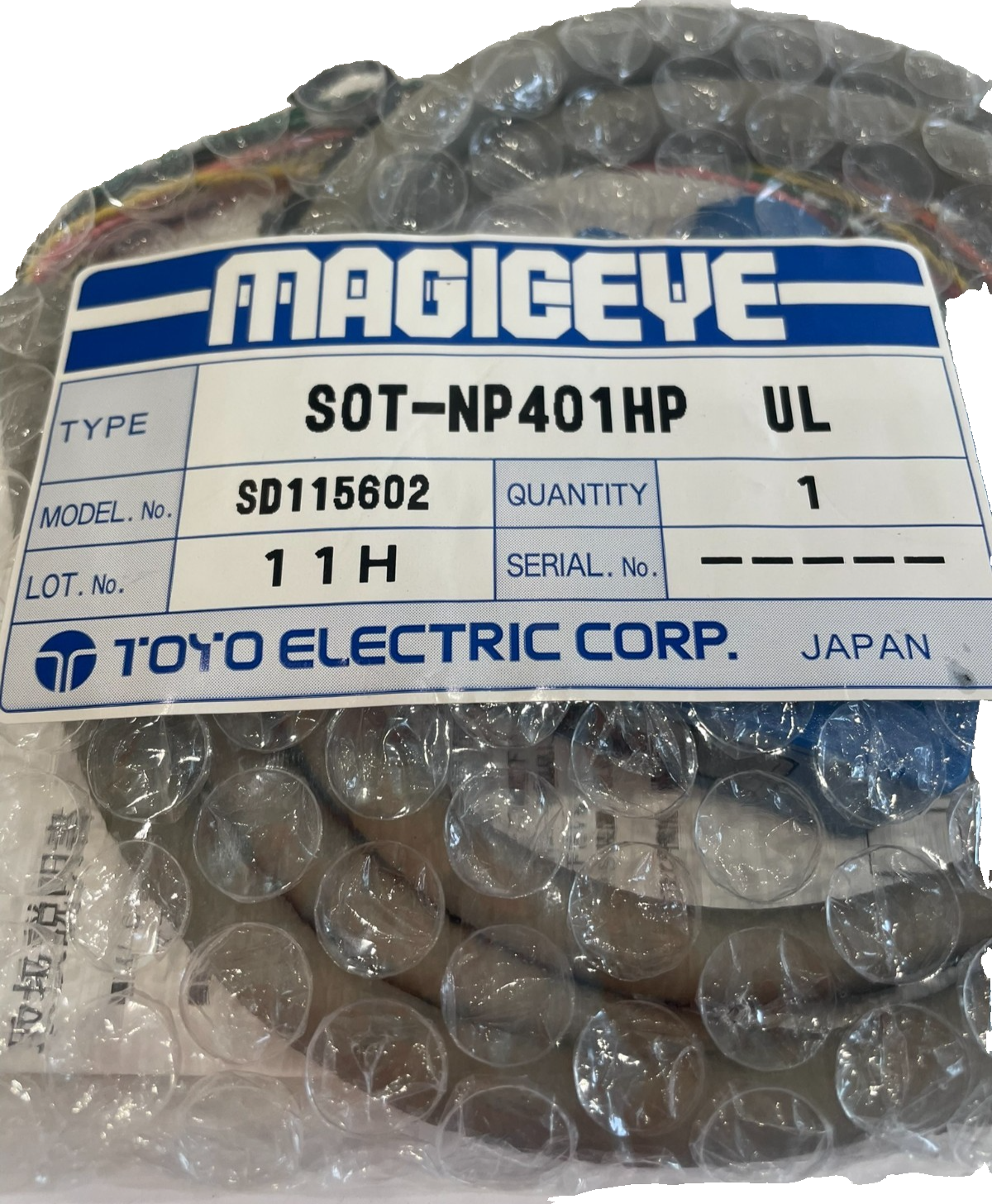 NEW TOYO ELECTRIC MAGICEYE S0T-NP401HP PHOTOSWITCH SENSOR S0TNP401HP ...