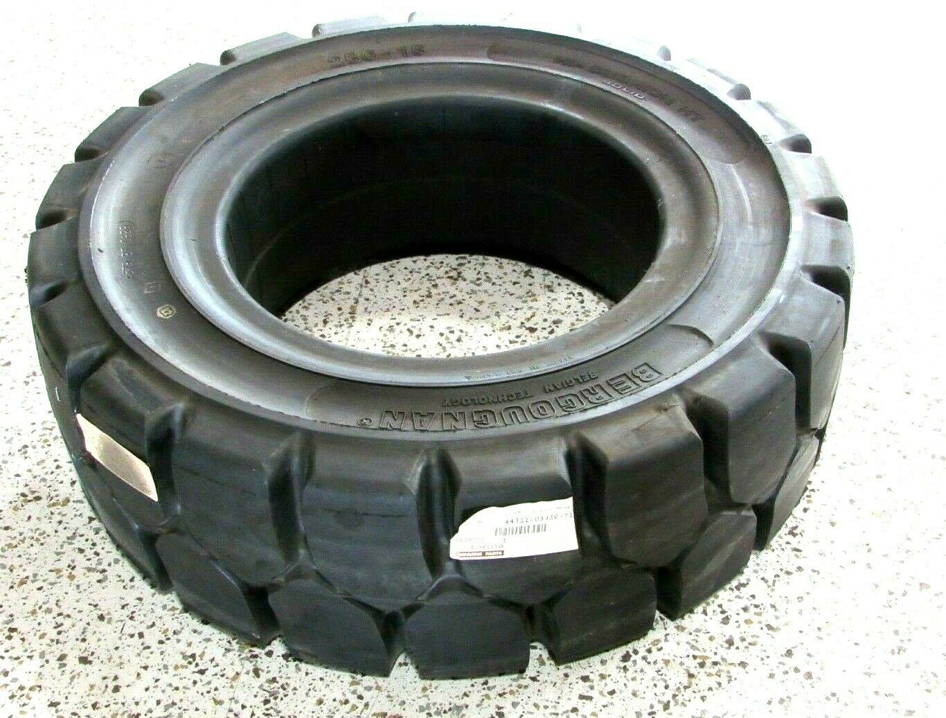 NEW TOYOTA 44311-U3330-71 SOLID FORKLIFT TIRE BERGOUGNAN 250-15 ...