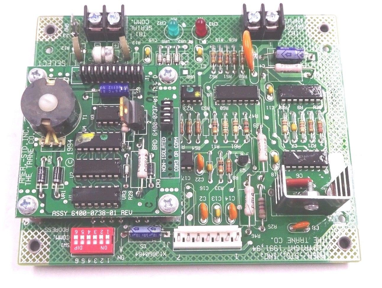 NEW TRANE CONTROL CIRCUIT BOARD EMTX-IN-16 TCI 3 COMMUNICATIONS ...