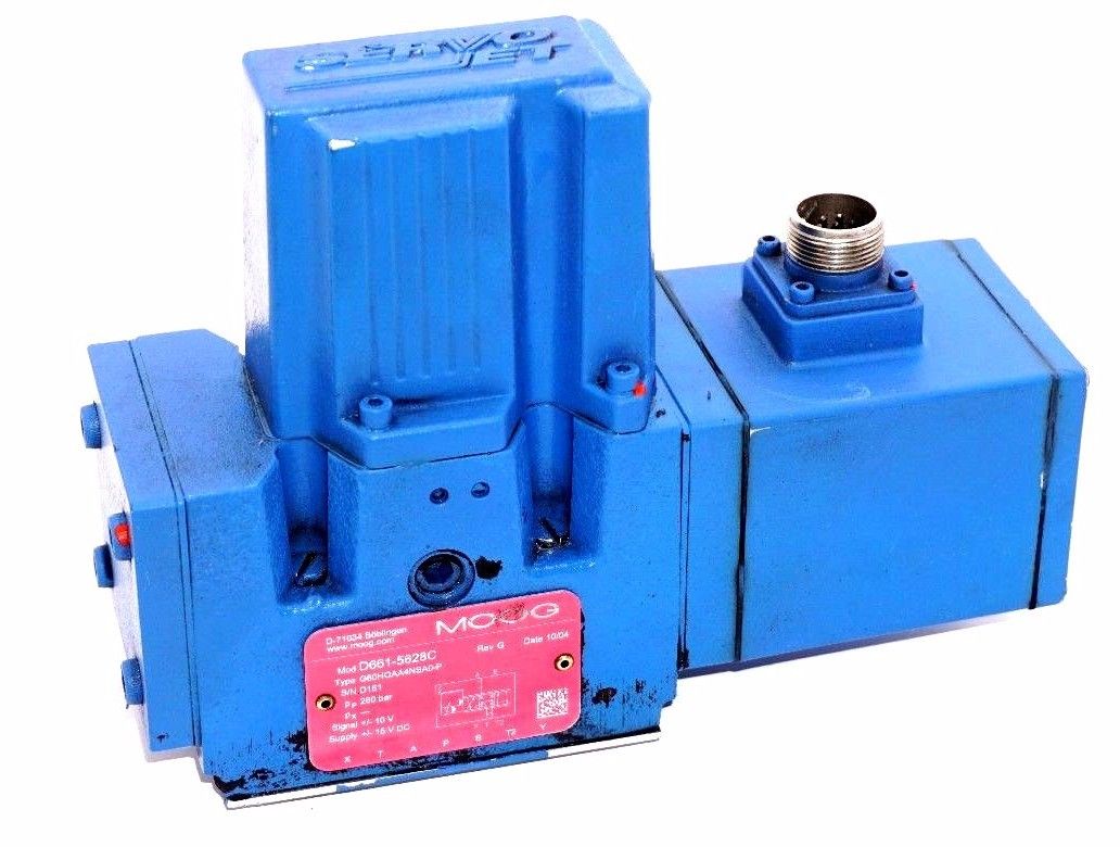 REPAIRED MOOG D661-5628C SERVO VALVE TYPE: G60HOAA4NSA0-P - SB ...