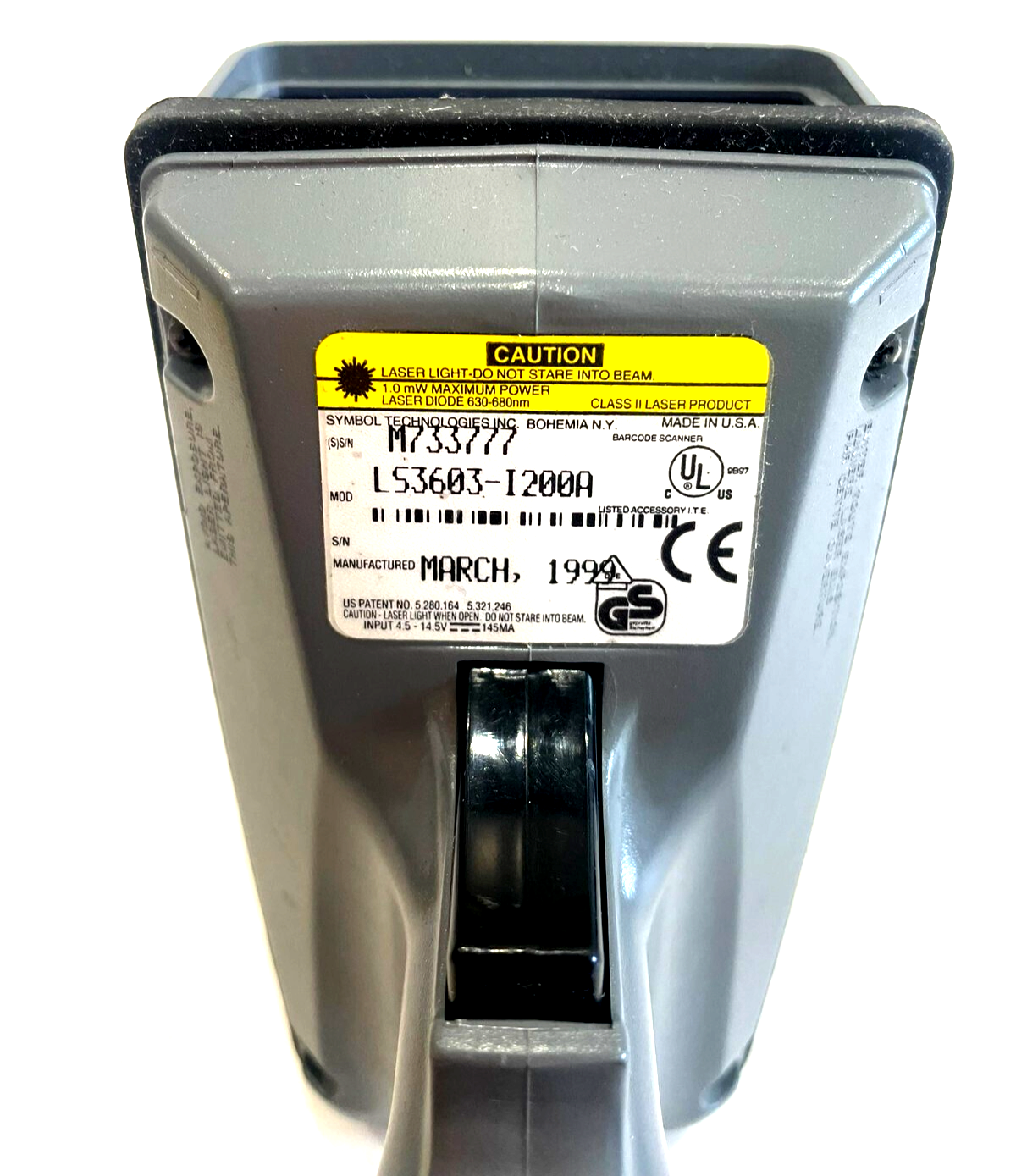 USES SYMBOLS LS-3603-I200A HAND SCANNER LS3603I200A - SB Industrial ...