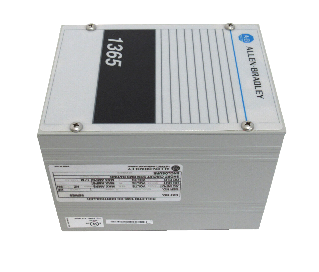 ALLEN BRADLEY 1365-SAN DC DRIVE 1365SAN NEW SURPLUS - SB Industrial ...