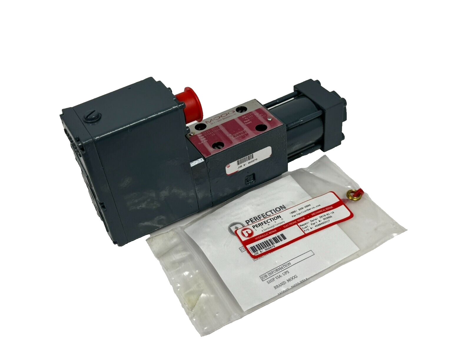 MOOG D633-371A SERVO VALVE R16KA1M0NSX2 REFURBISHED - SB Industrial ...