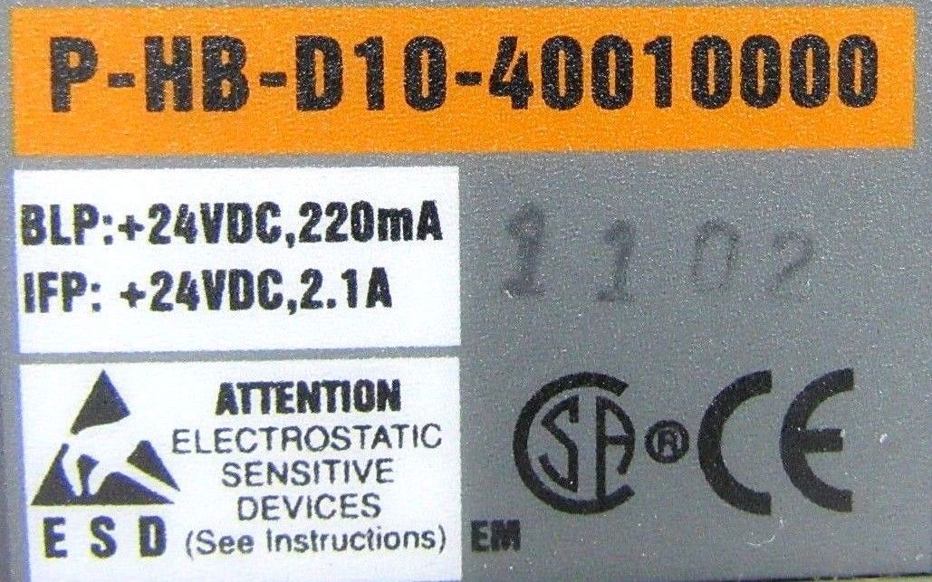 NEW ABB P-HB-D10-40010000 HARMONY BLOCK I/O MODULE PHBD1040010000 - SB ...