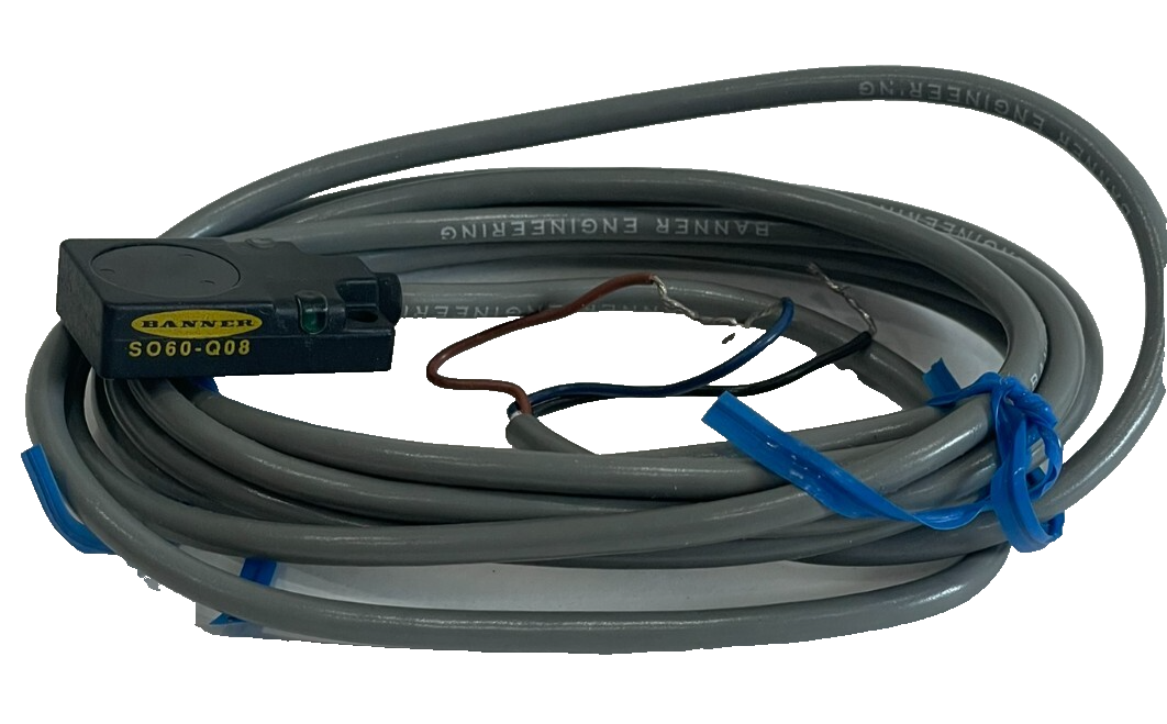 NEW BANNER ENGINEERING SO60-Q08 MINATURE SENSOR PAIR EO60-Q08-RP6X - SB ...