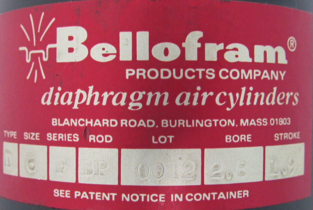NEW BELLOFRAM D6FBP DIAPHRAGM CYLINDER 2.8 BORE 1.9 STROKE - SB ...