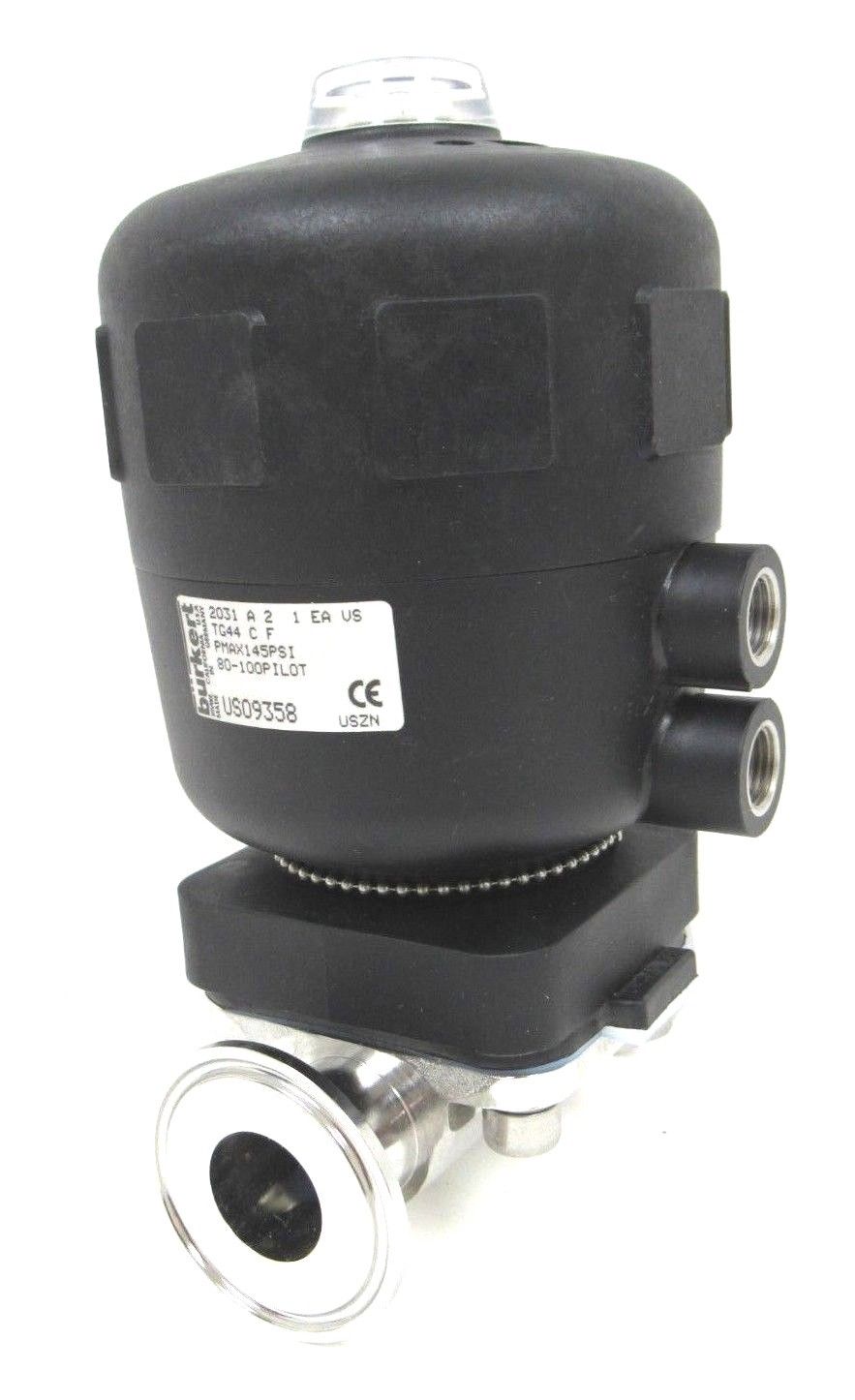 NEW BURKERT 2031-A-2 PNEUMATIC VALVE 2031A2 TG44-C-F 145PSI 80-100PILOT ...