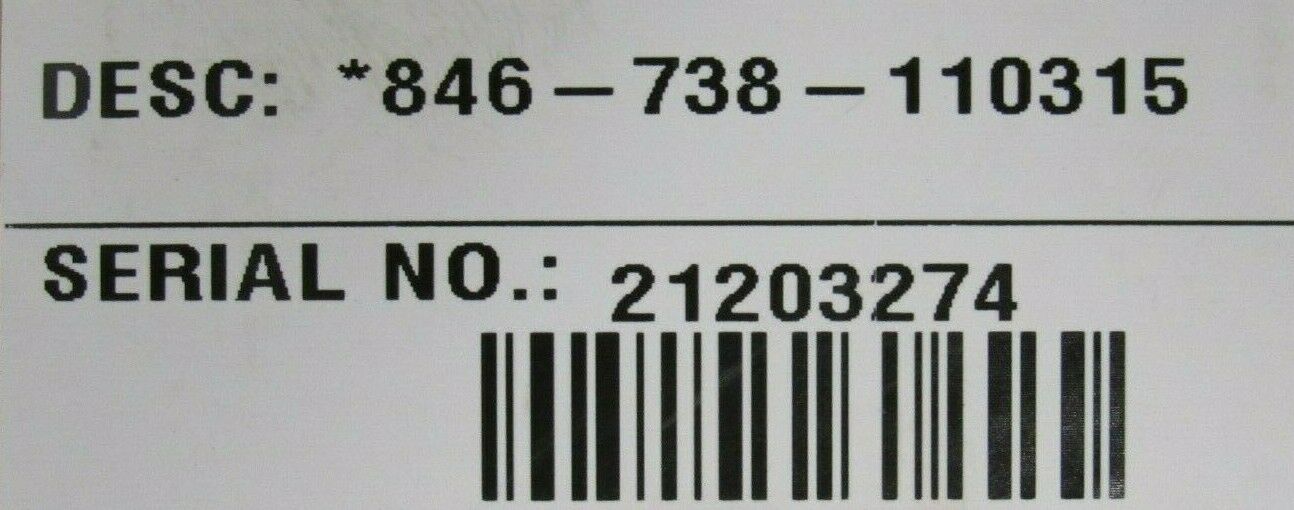 NEW EMERSON 846-738-110315 CURRENT PRESSURE TRANSDUCER 846738110315 ...