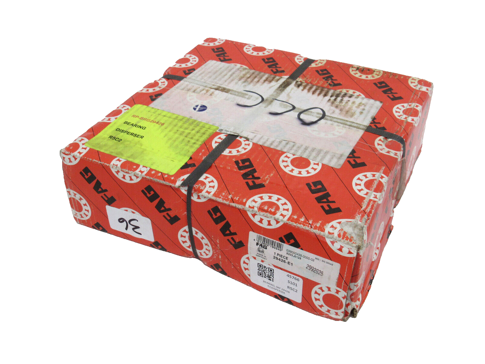 NEW FAG 29426-E1 SPHERICAL ROLLER THRUST BEARING 29426E1 - SB ...