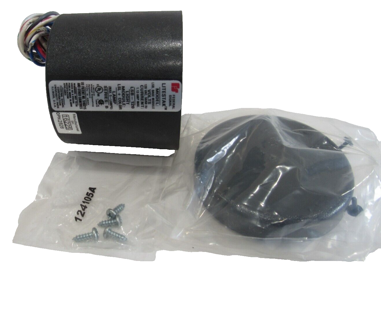 NEW FEDERAL SIGNAL LSB-120 STACK LIGHT BASE LSB120 - SB Industrial ...