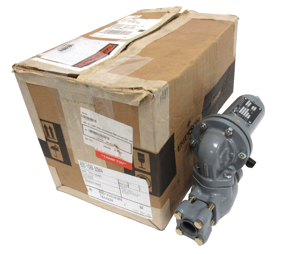 NEW FISHER 630 PRESSURE REGULATOR 1" 630-1069-30944 90-150 PSI - SB ...