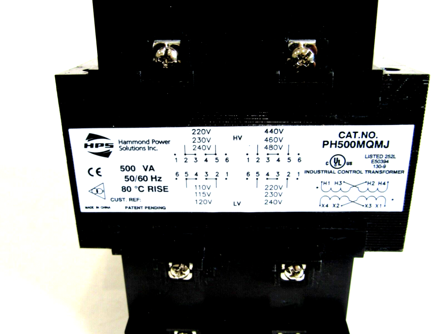 NEW HAMMOND POWER SOLUTIONS PH500MQMJ TRANSFORMER - SB Industrial ...