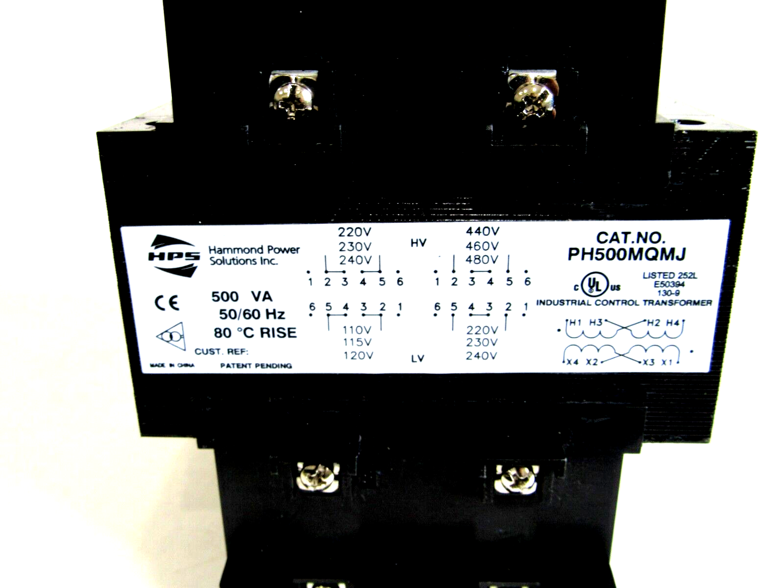 NEW HAMMOND POWER SOLUTIONS PH500MQMJ TRANSFORMER - SB Industrial ...