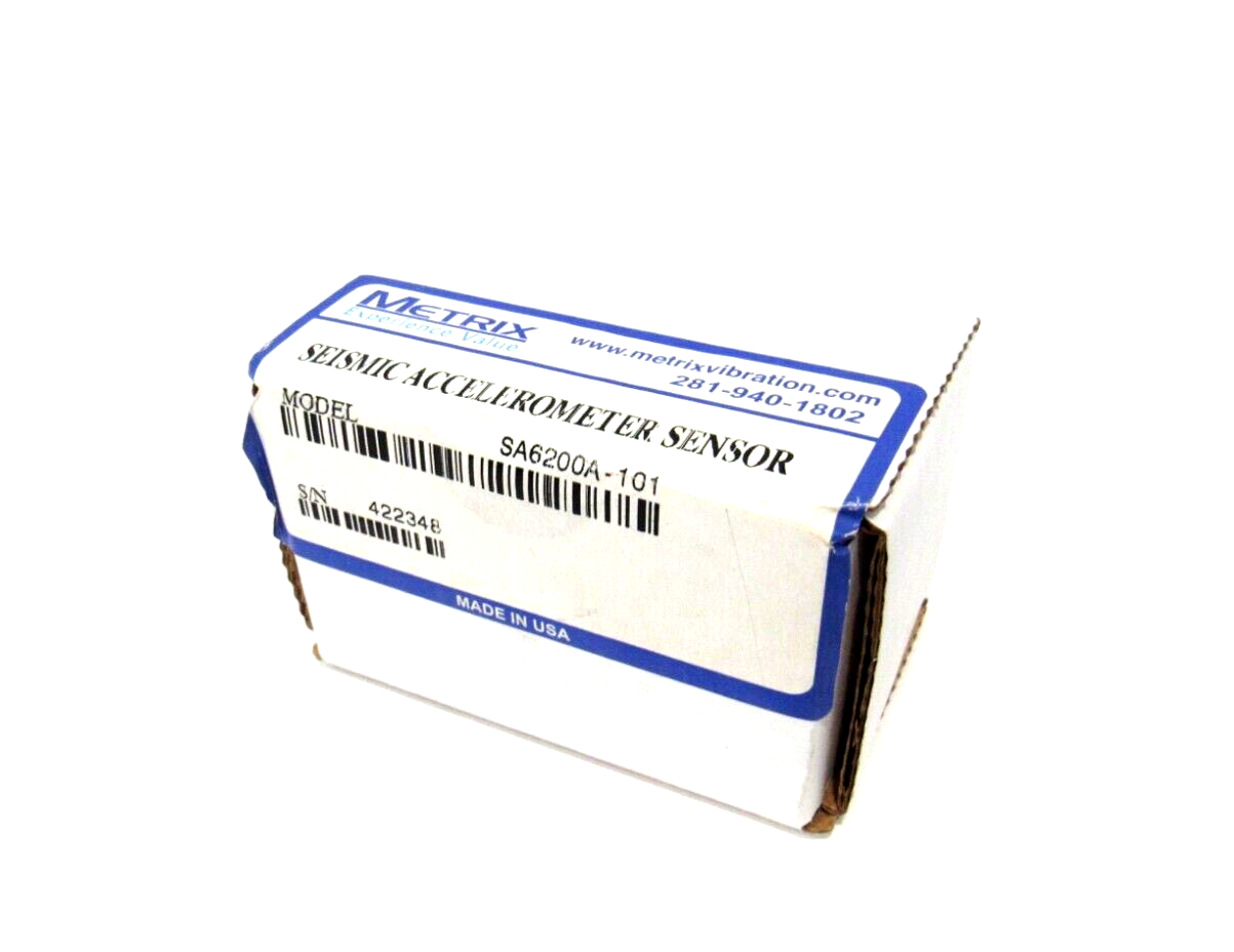NEW METRIX SA6200A-101 SEISMIC ACCELEROMETER SENSOR SA6200A101 - SB ...