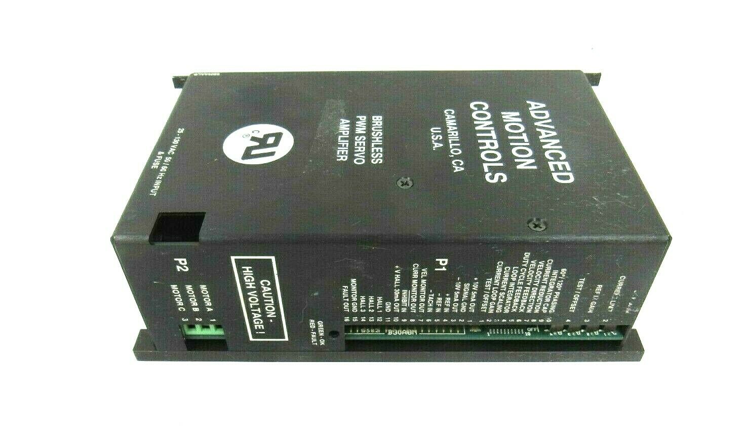 USED ADVANCED MOTION CONTROLS B25A20ACN SERVO AMPLIFIER - SB Industrial ...