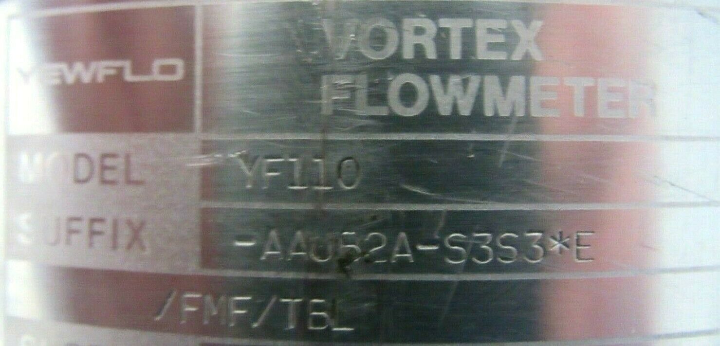USED YOKOGAWA YF110-AAUB2A-S3S3*E FLOW METER YF110AAUB2AS3S3E - SB ...