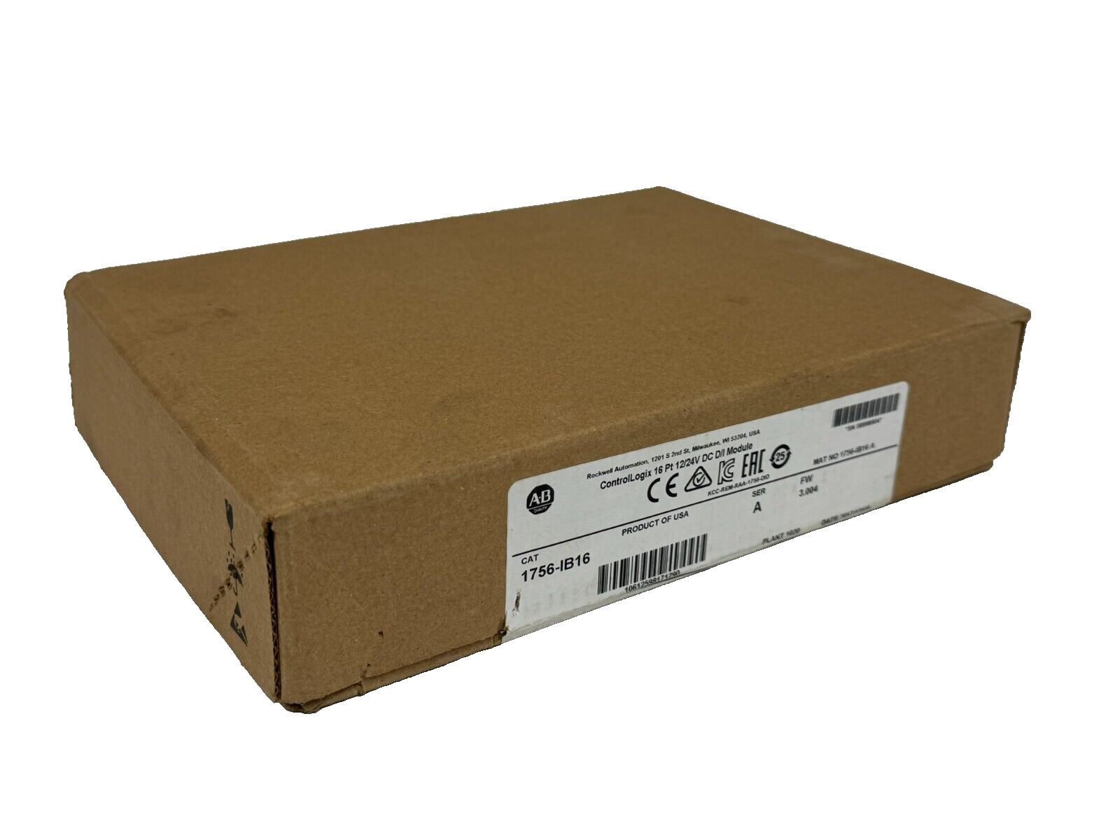 ALLEN BRADLEY 1756-IB16 CONTROLLOGIX INPUT MODULE SER. A NEW SEALED ...