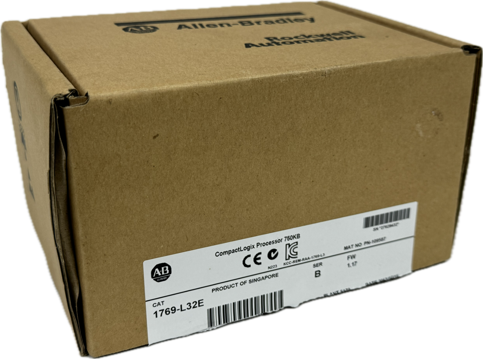 ALLEN BRADLEY 1769-L32E COMPACTLOGIC PROCESSOR SER.B FW: 1.17 NEW ...