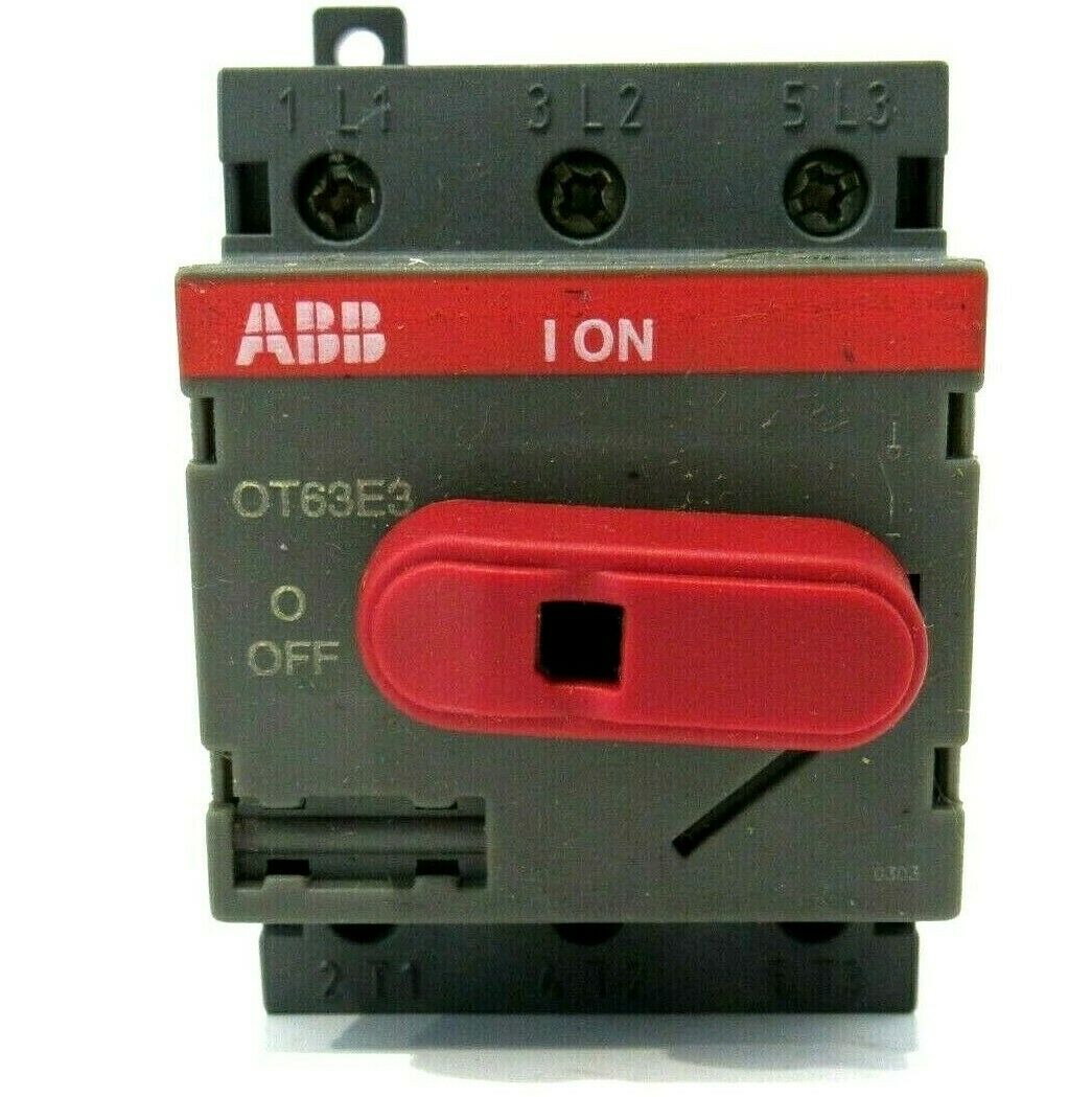 LOT OF 2 NEW ABB OT63E3 DISCONNECT SWITCHES - SB Industrial Supply, Inc.