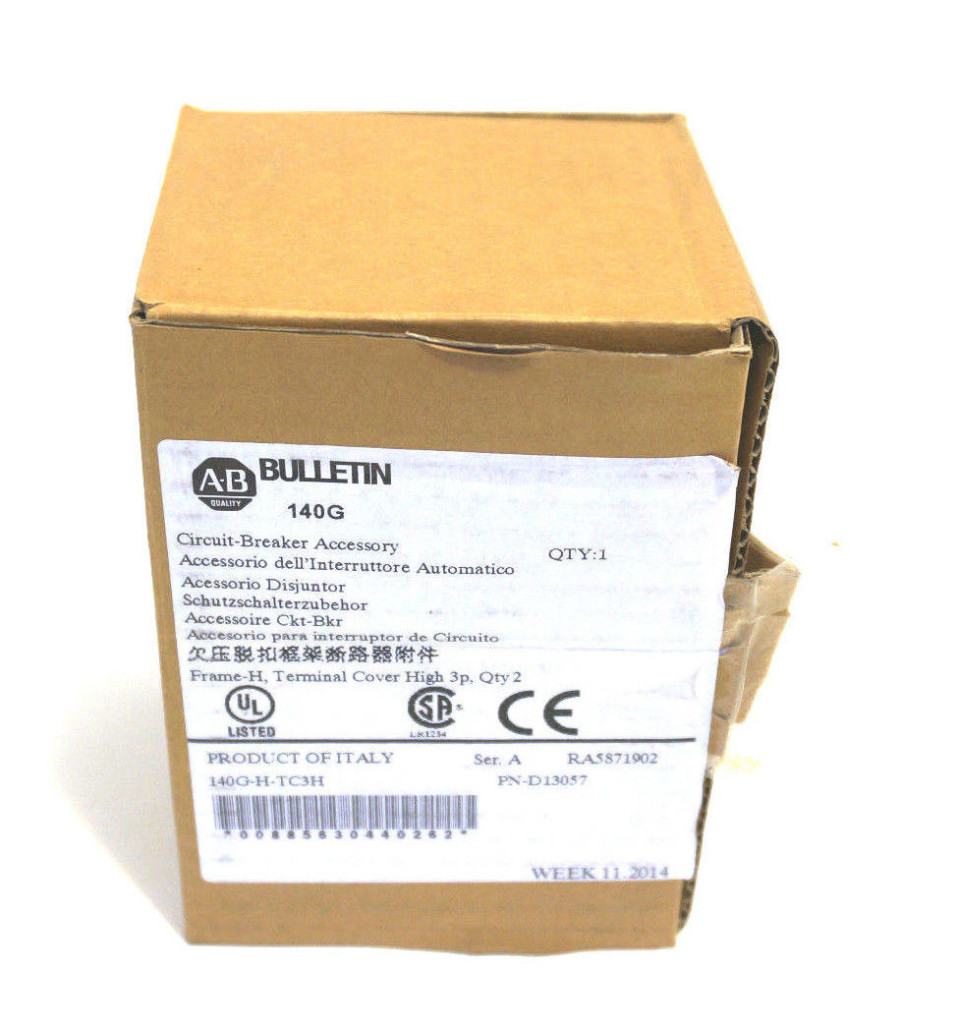 NEW ALLEN BRADLEY 140G-H-TC3H CIRCUIT BREAKER ASSY. D13057 SER. A ...