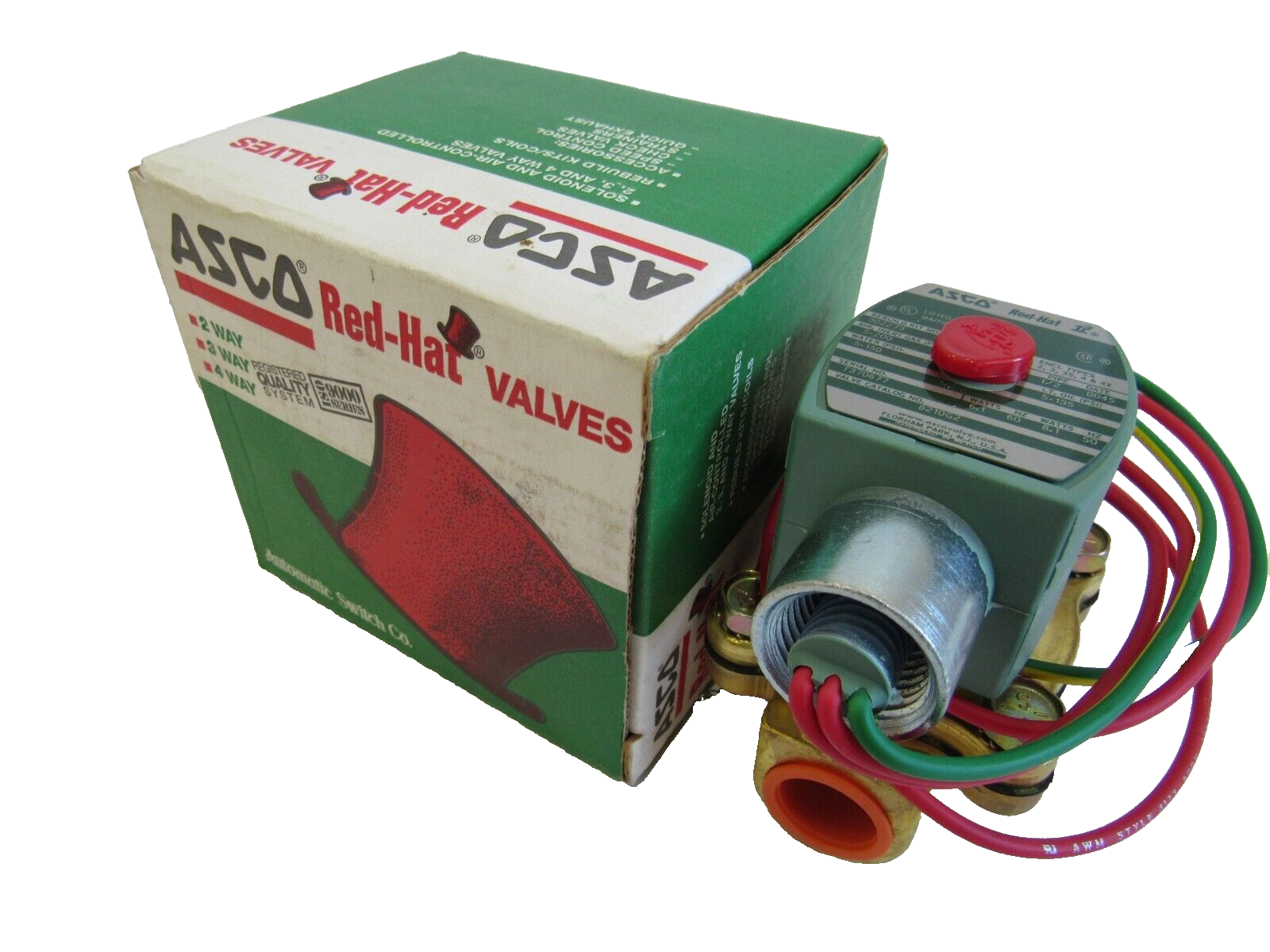 NEW ASCO 8210G002 SOLENOID VALVE 120/60,110/50 - SB Industrial Supply, Inc.